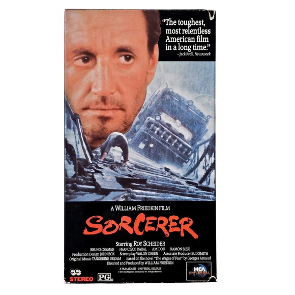Media | Sorcerer Vhs 199 Roy Scheider William Friedkin Movie Film Tape ...